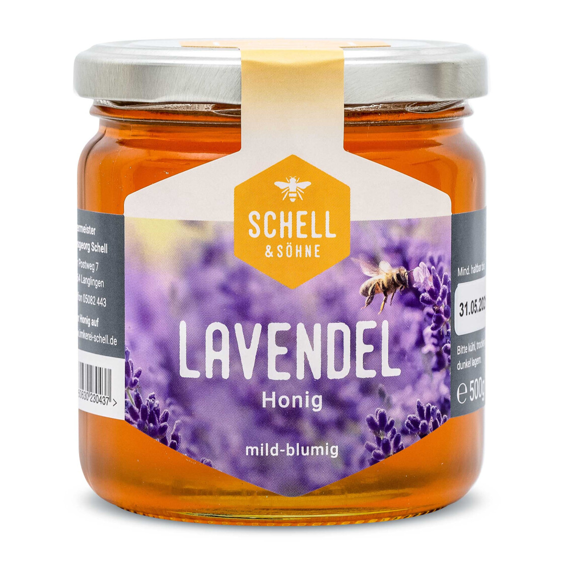 Lavendelhonig online kaufen | 500g Glas