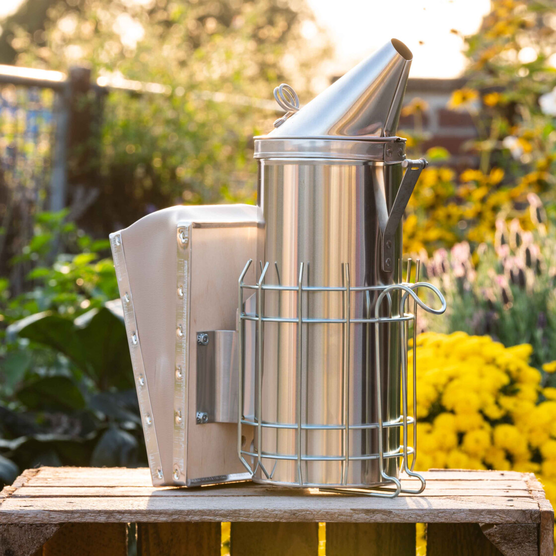 Original Dadant Smoker groß/ 10" aus Edelstahl